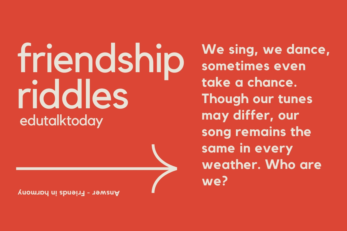 72 Friendship Riddles with Answers - EduTalkToday