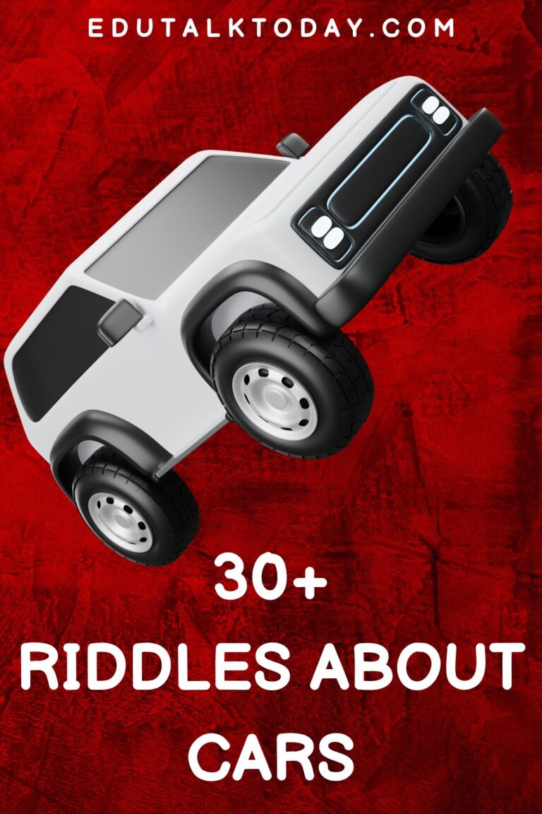 60 Car Riddles - EduTalkToday