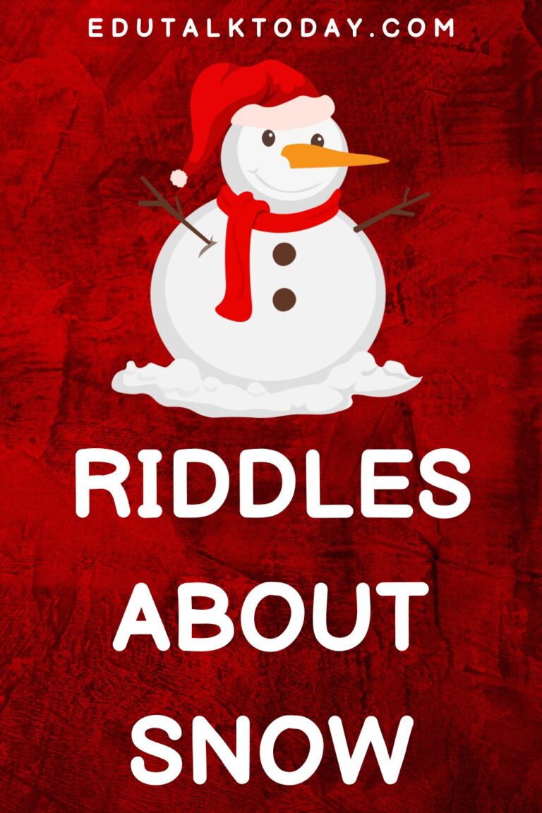 47 Riddles about Snow - EduTalkToday