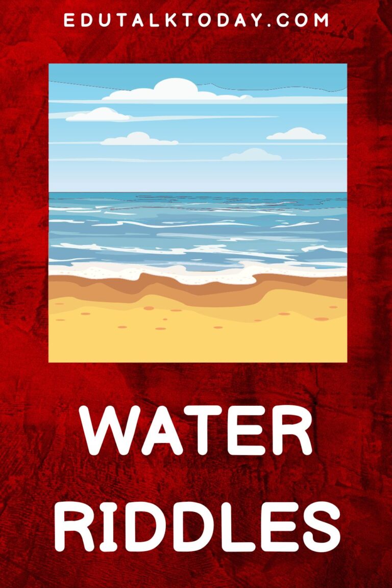 50 Water Riddles - EduTalkToday