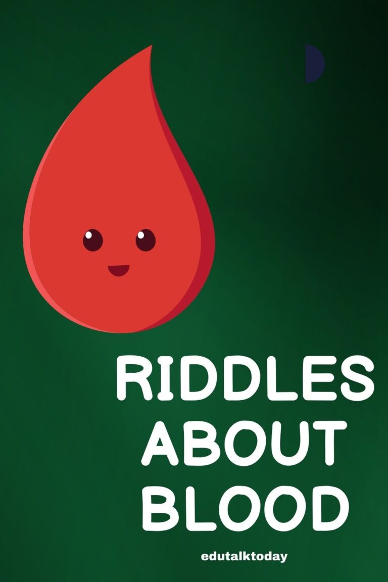 52 Blood Riddles with Answers - EduTalkToday