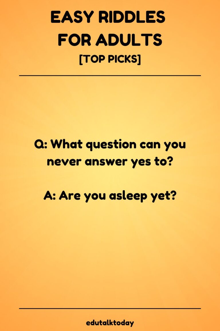 72 Best Riddles For Adults - EduTalkToday
