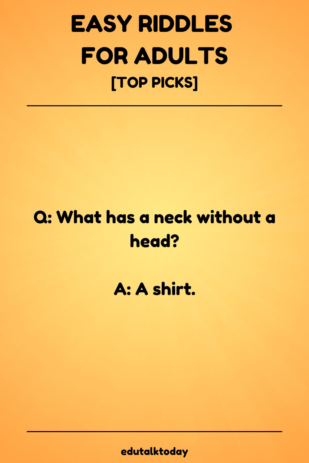 72 Best Riddles For Adults - EduTalkToday