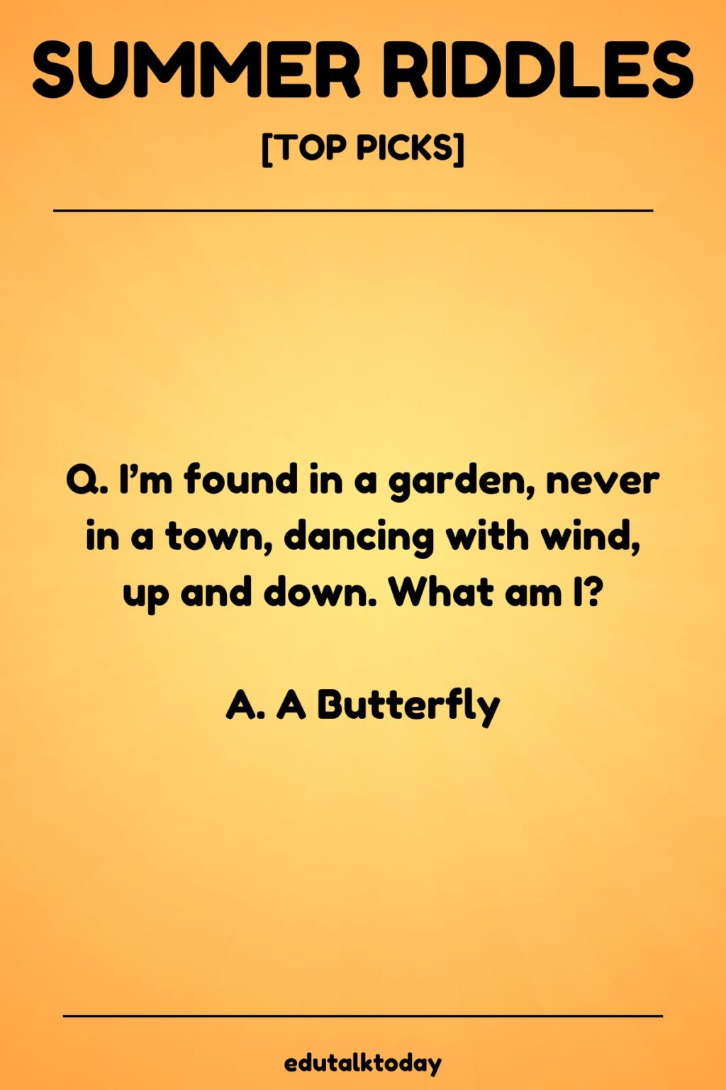 60 Summer Riddles - EduTalkToday