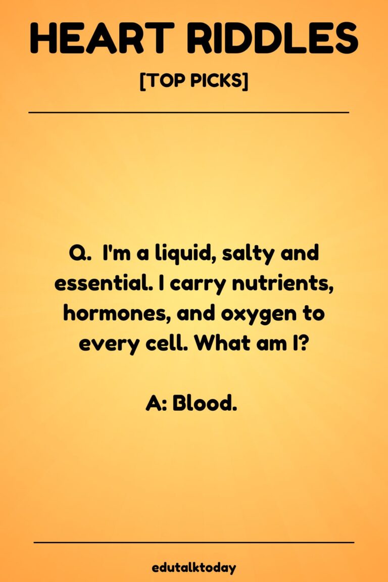 30 Heart Riddles with Answers - EduTalkToday