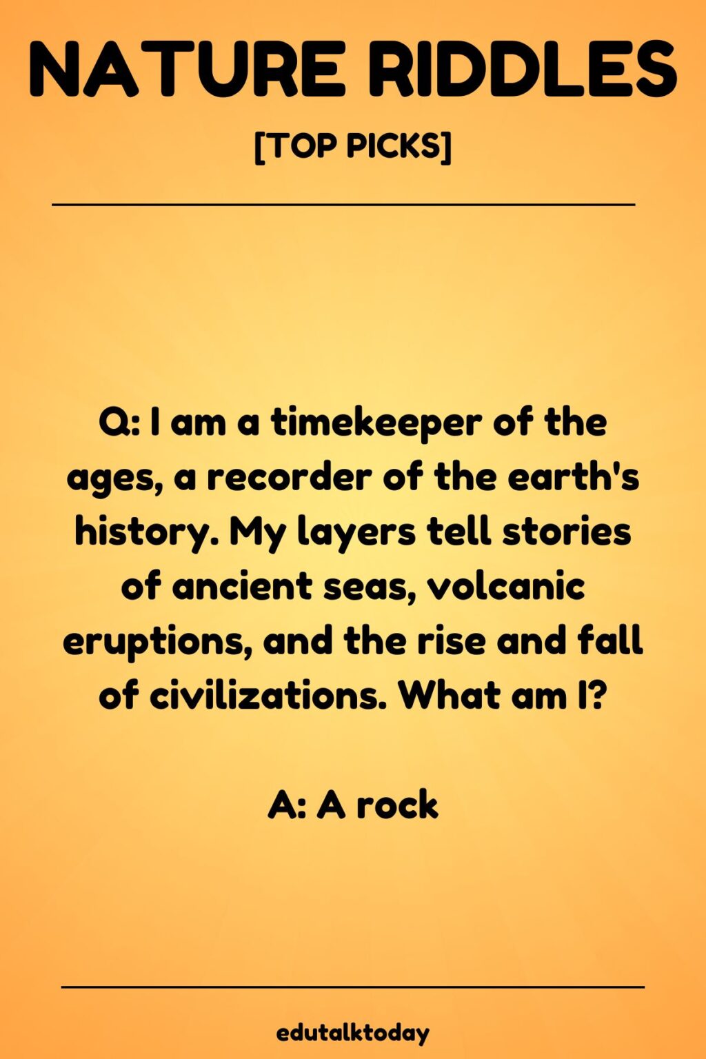 31 Nature Riddles - EduTalkToday