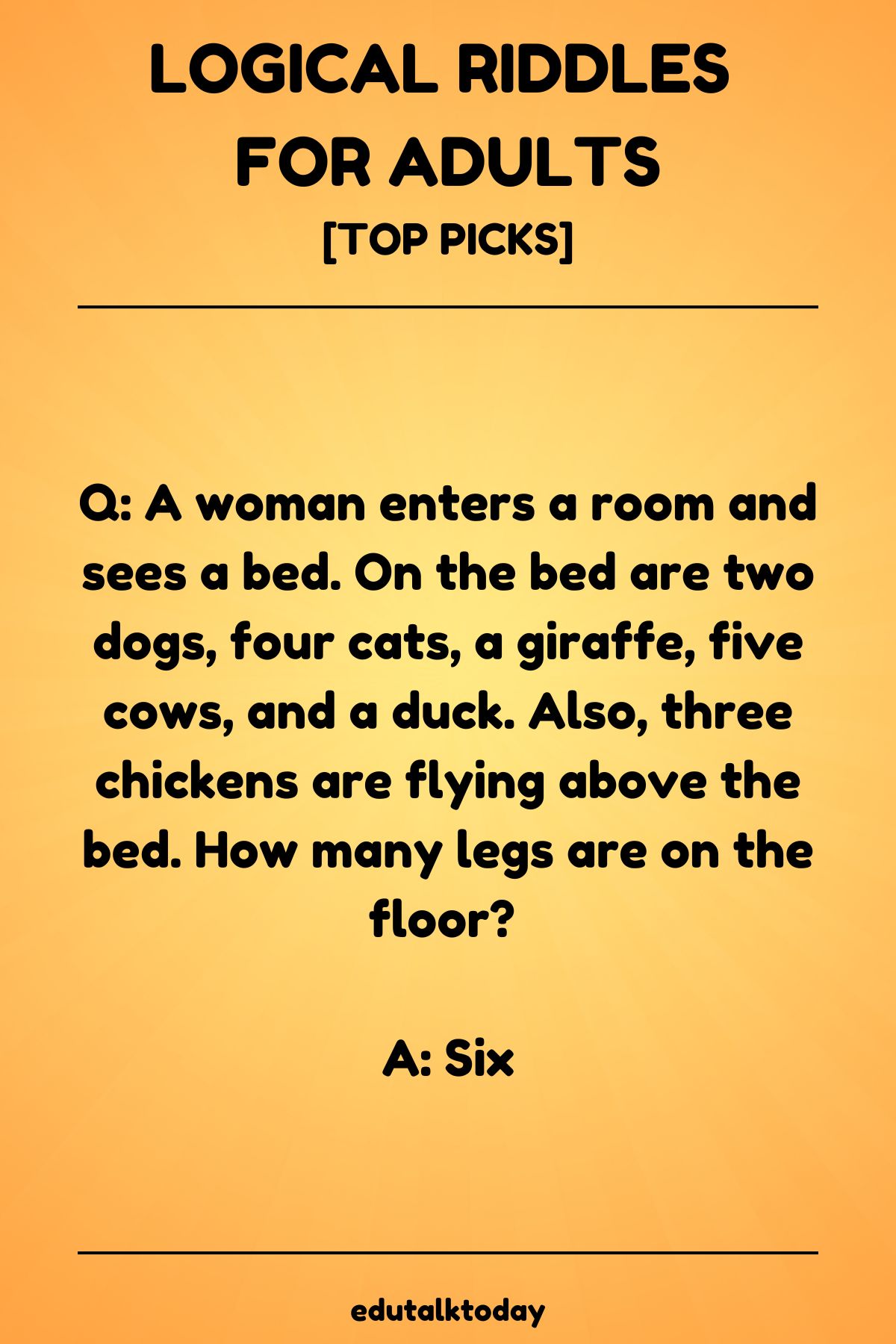 72 Best Riddles For Adults - EduTalkToday