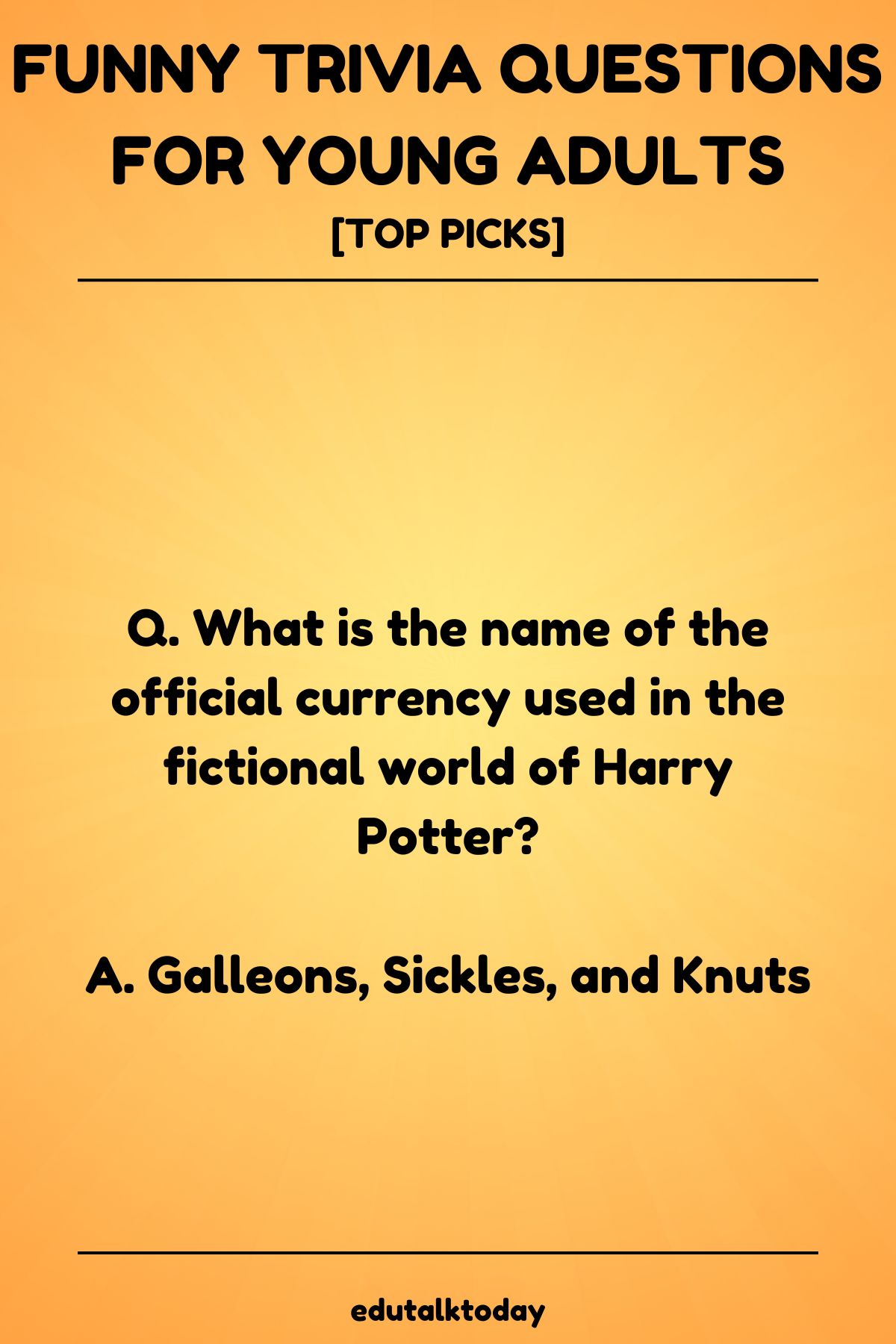 40 Funny Trivia Questions - EduTalkToday