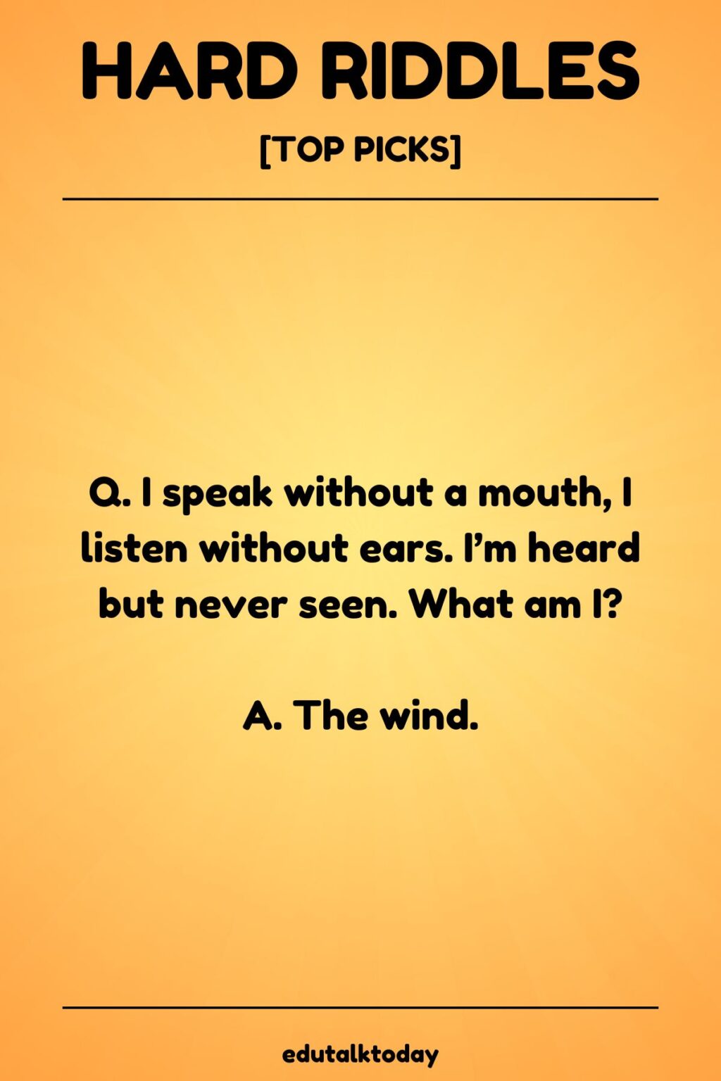 96 Riddles With Answers - The Ultimate List - EduTalkToday