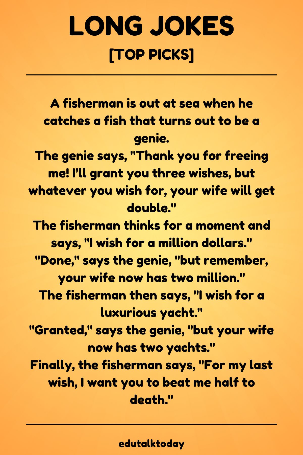 The Best Long Jokes You Can Ever Think Of - EduTalkToday