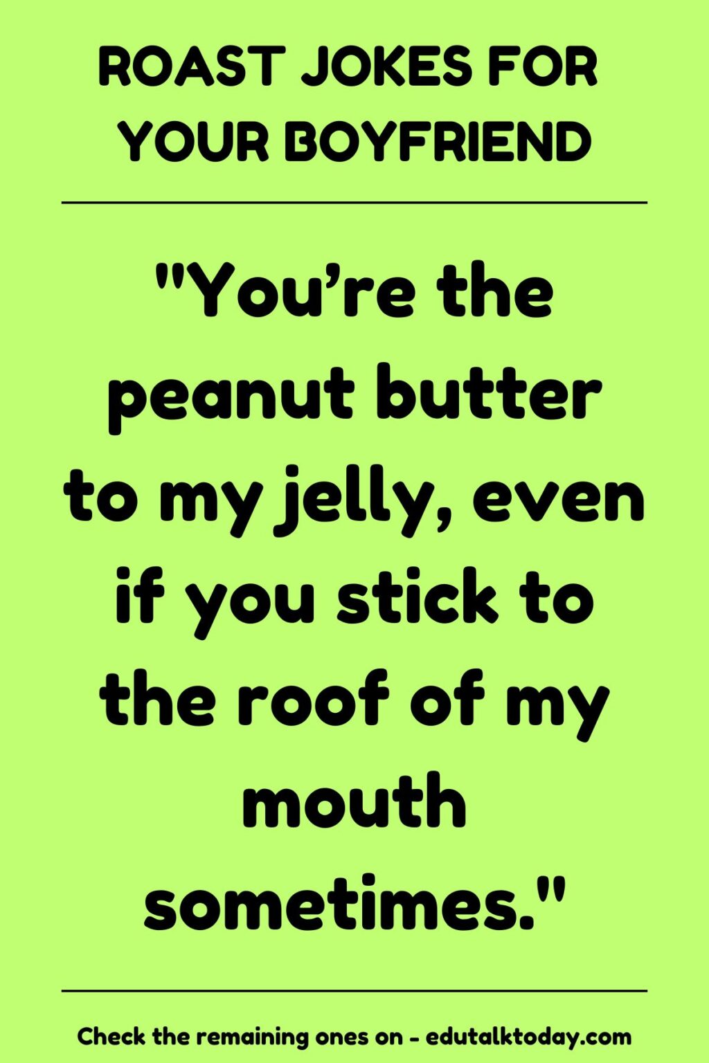 200 Funny Jokes For Your Boyfriend (Includes Flirty, Roast, Double ...