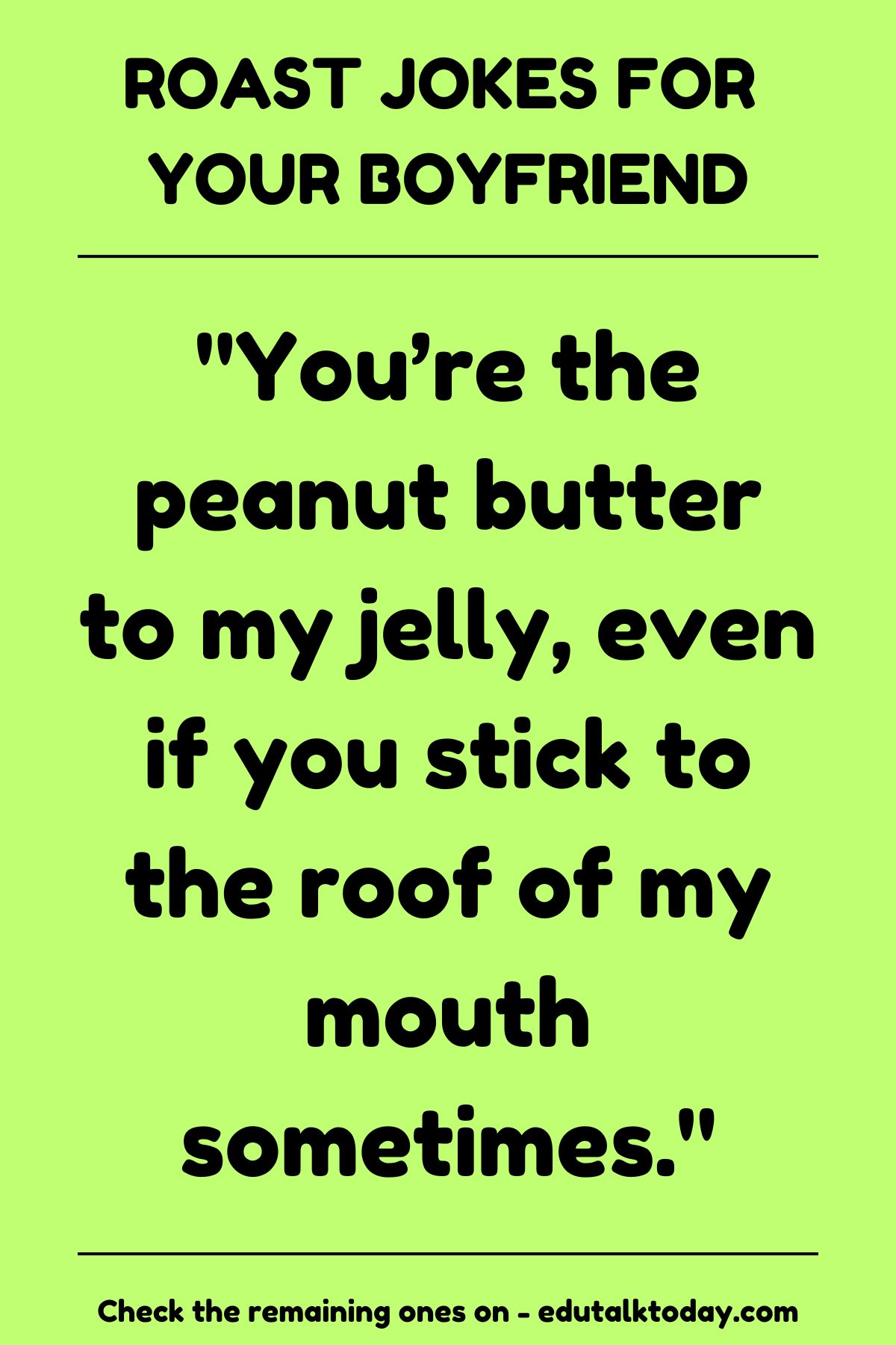 200 Funny Jokes For Your Boyfriend (Includes Flirty, Roast, Double ...