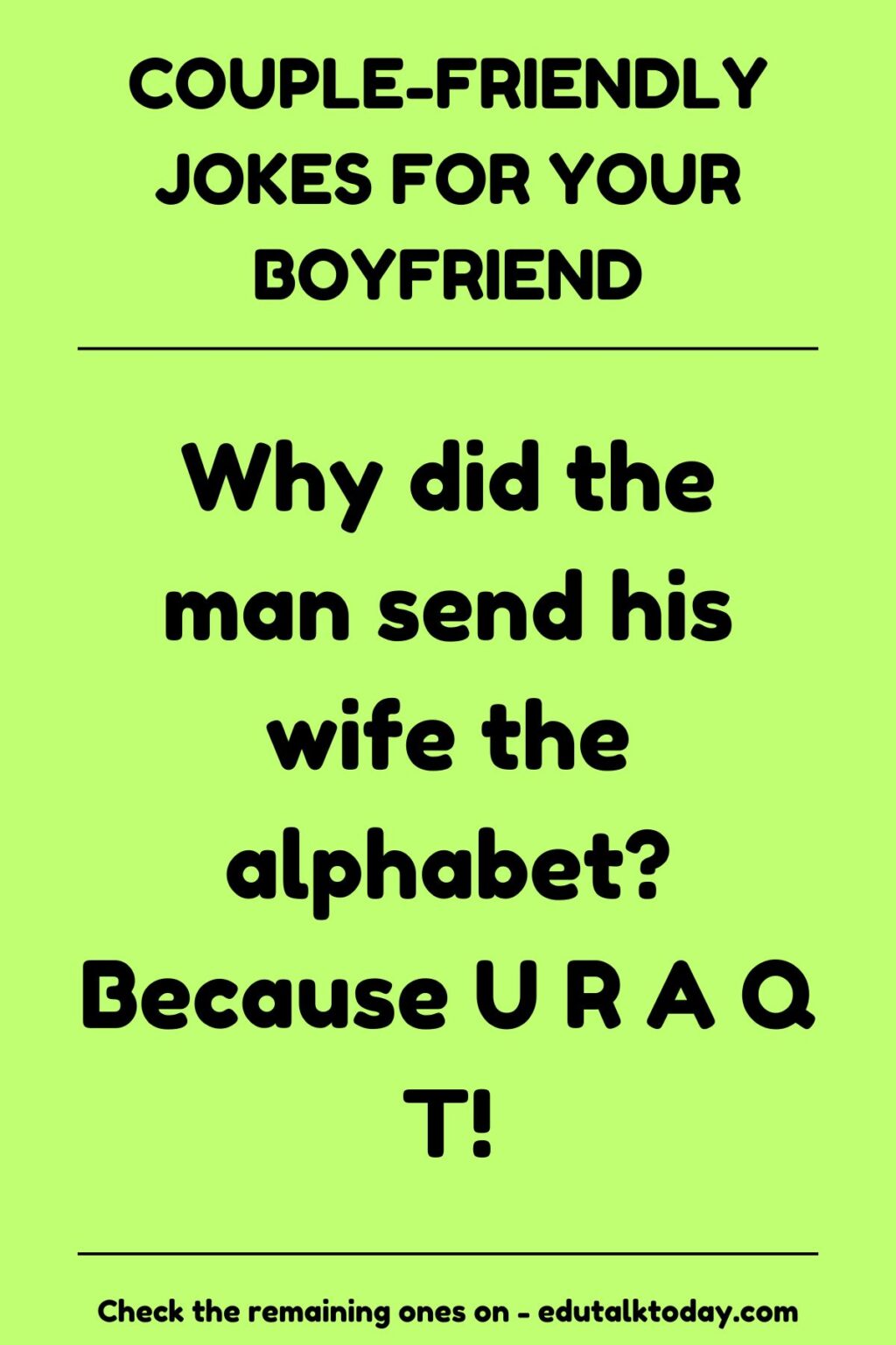 200 Funny Jokes For Your Boyfriend (Includes Flirty, Roast, Double ...