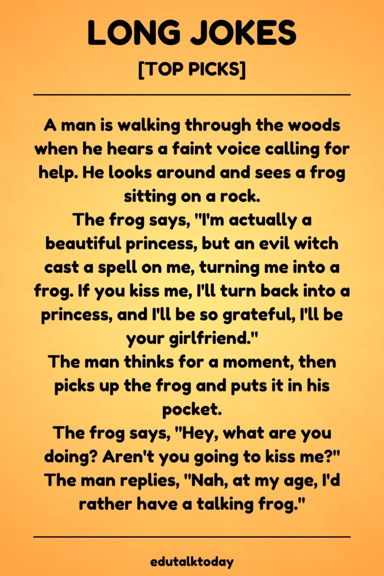 The Best Long Jokes You Can Ever Think Of - EduTalkToday