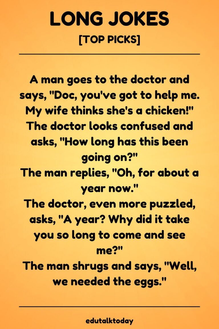 The Best Long Jokes You Can Ever Think Of - EduTalkToday