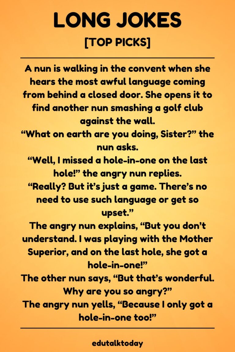 The Best Long Jokes You Can Ever Think Of - EduTalkToday